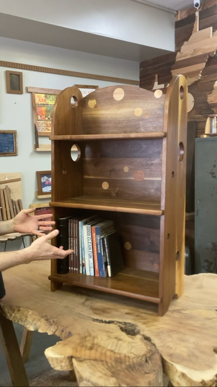 Constellation Series Bookcase | Black Locust Woodshop Ltd. Co.